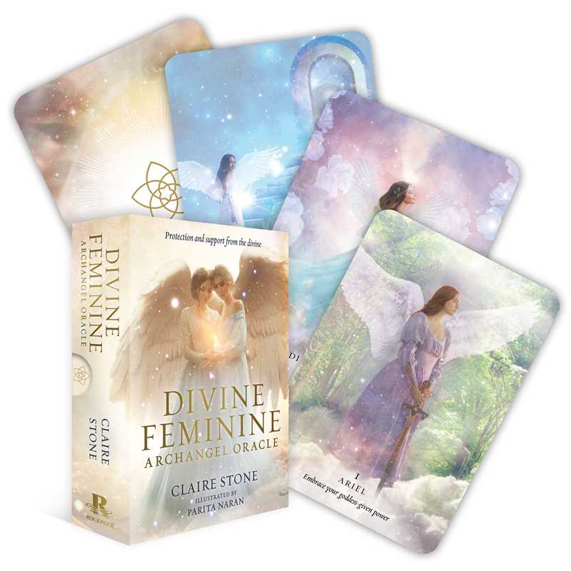 Divine Feminine Archangel Oracle by Claire Stone: Flashcards; 128 page ...