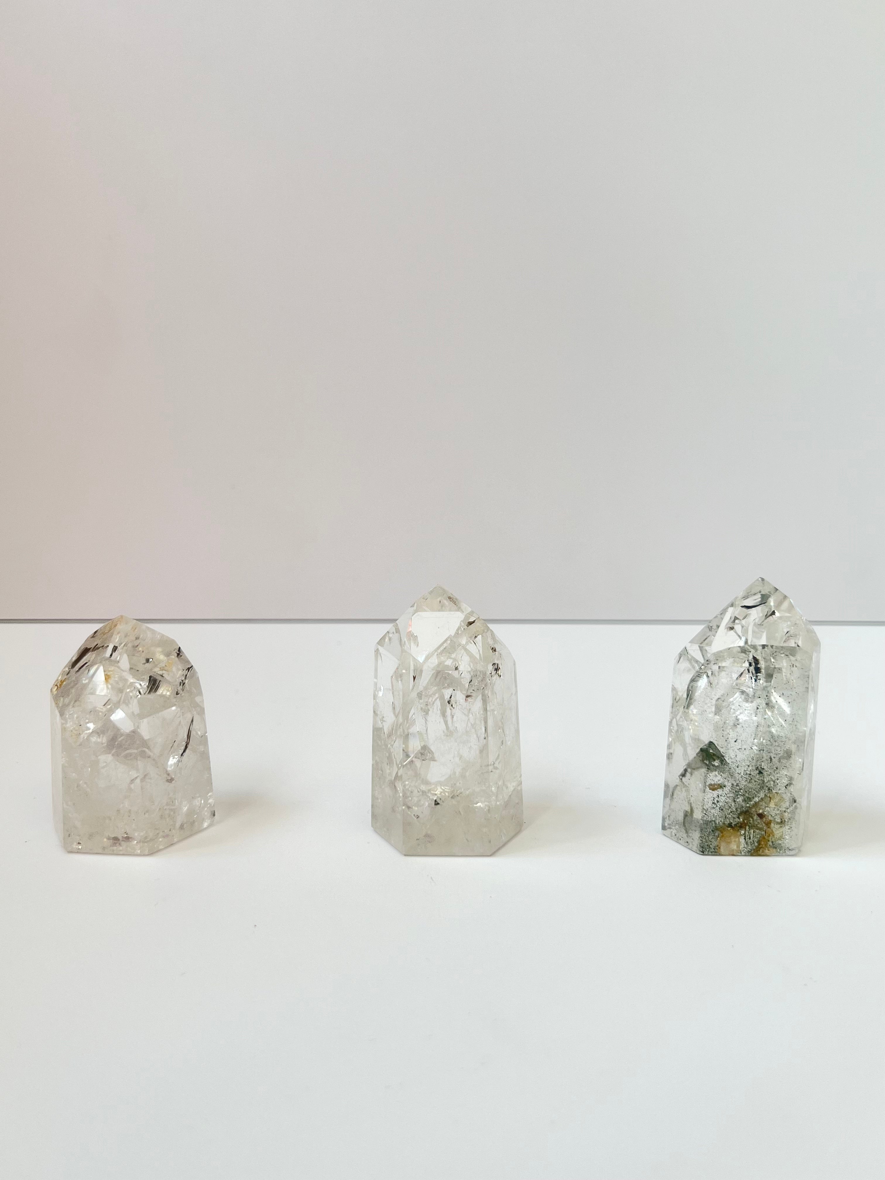Fire + Ice Quartz Towers- Amplifies Intention + Raises Vibration ...