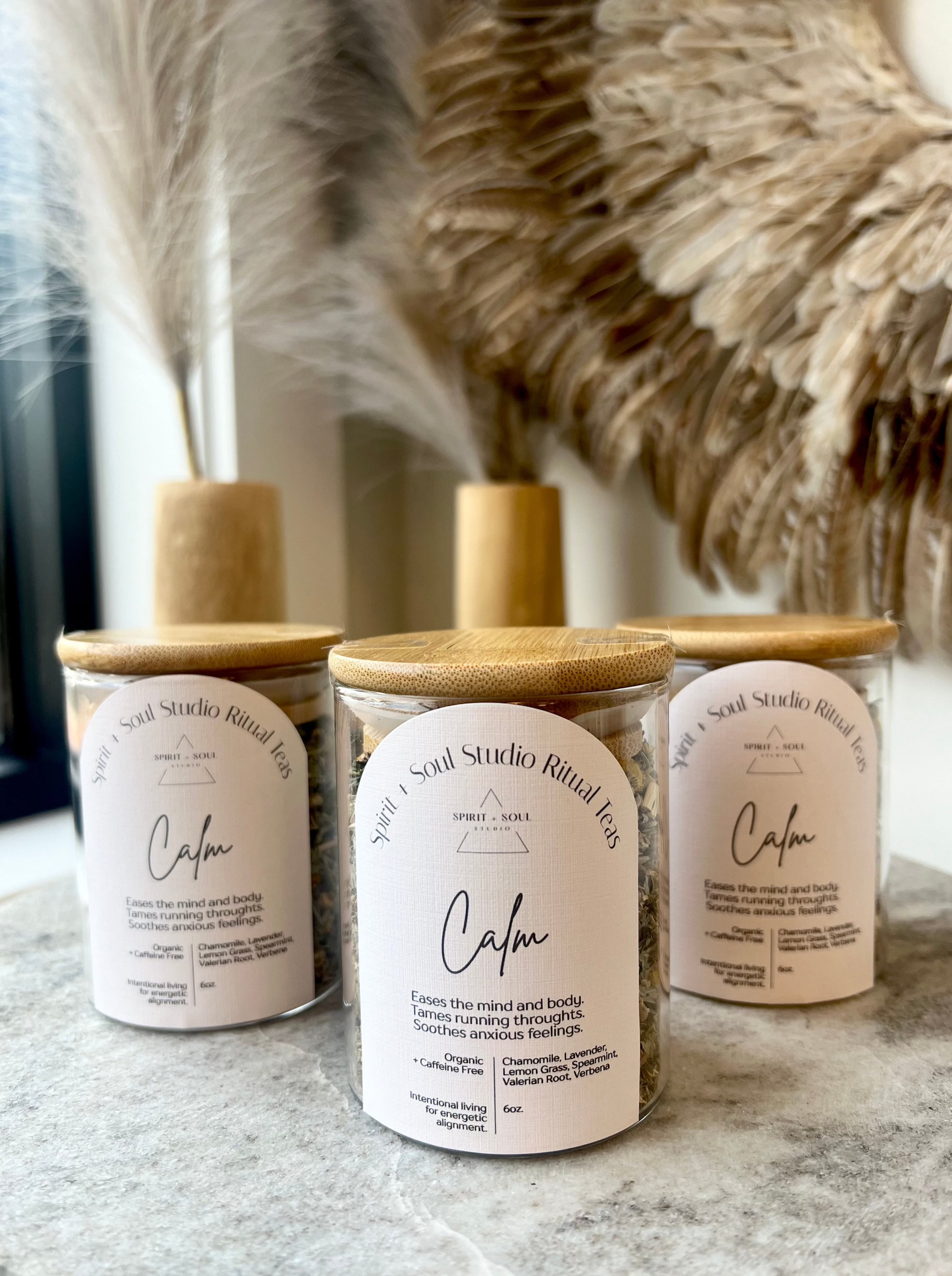 Calm Ritual Tea by Spirit + Soul Studio